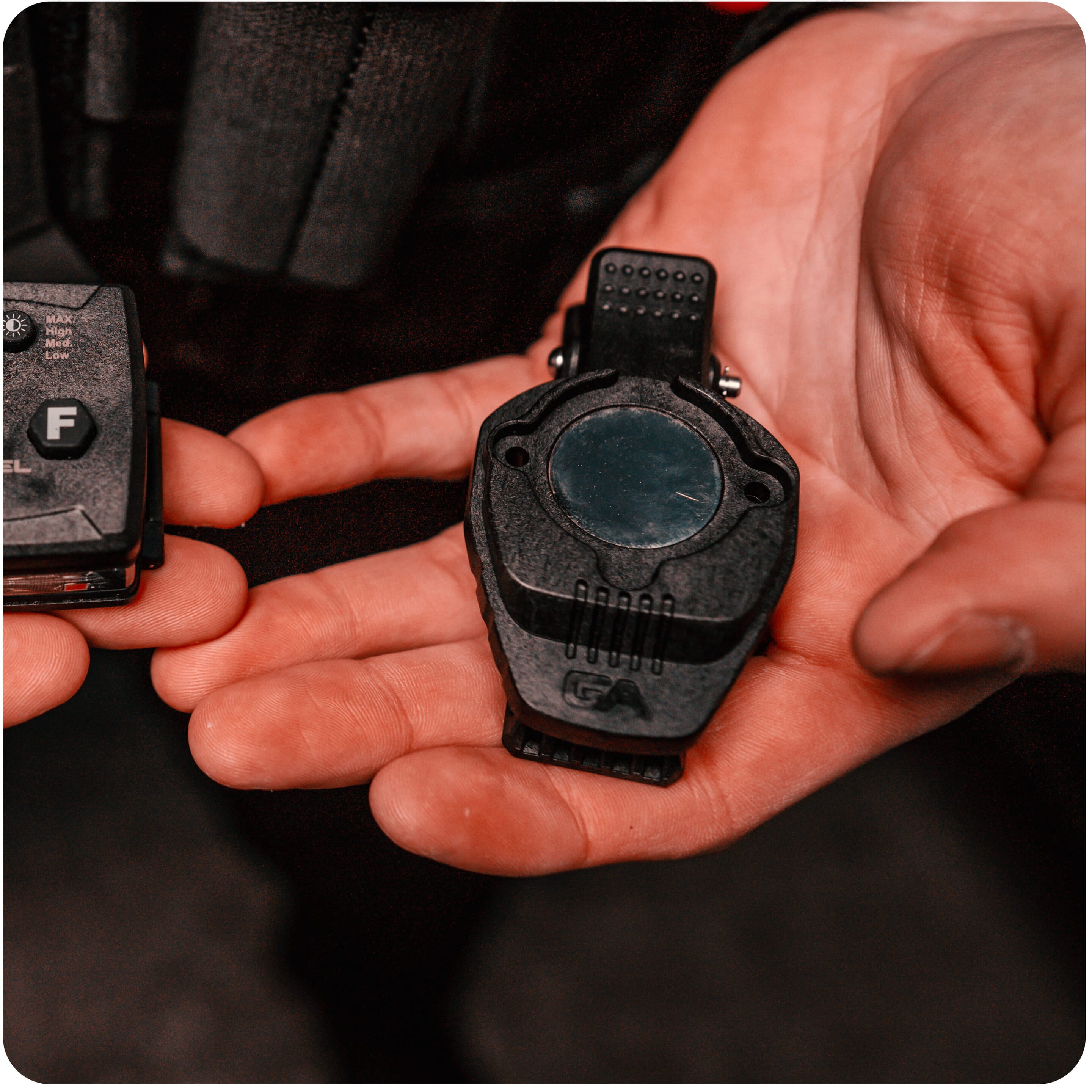 Police, Law Enforcement Safety Light, Hands Free Shoulder/Uniform Light